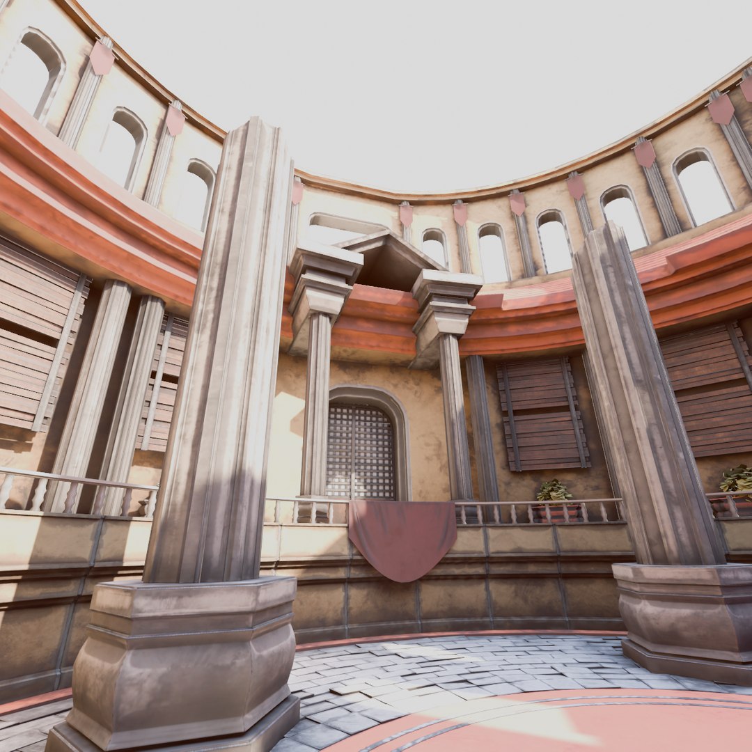 VR Arena 3D Model - TurboSquid 2153438