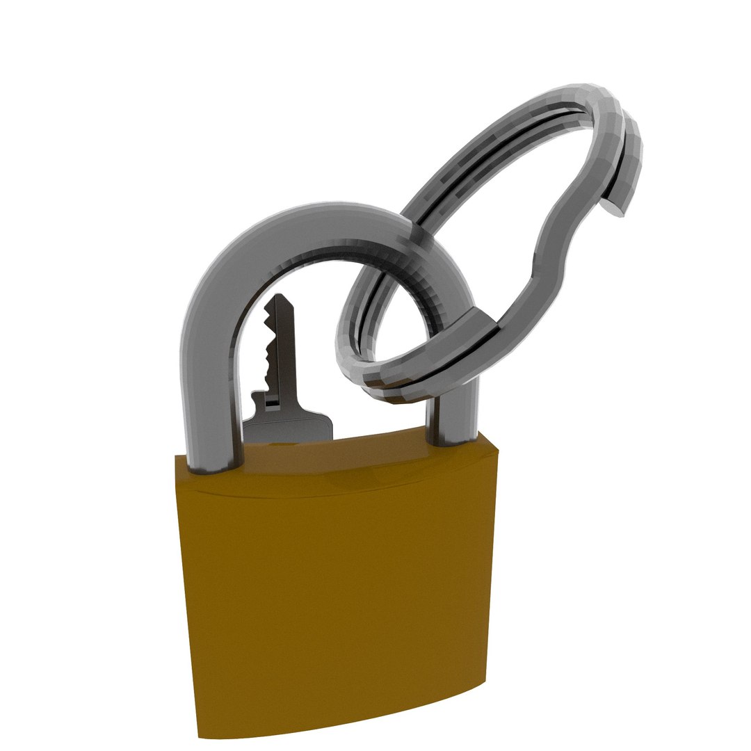 3D PadLock - TurboSquid 2129864