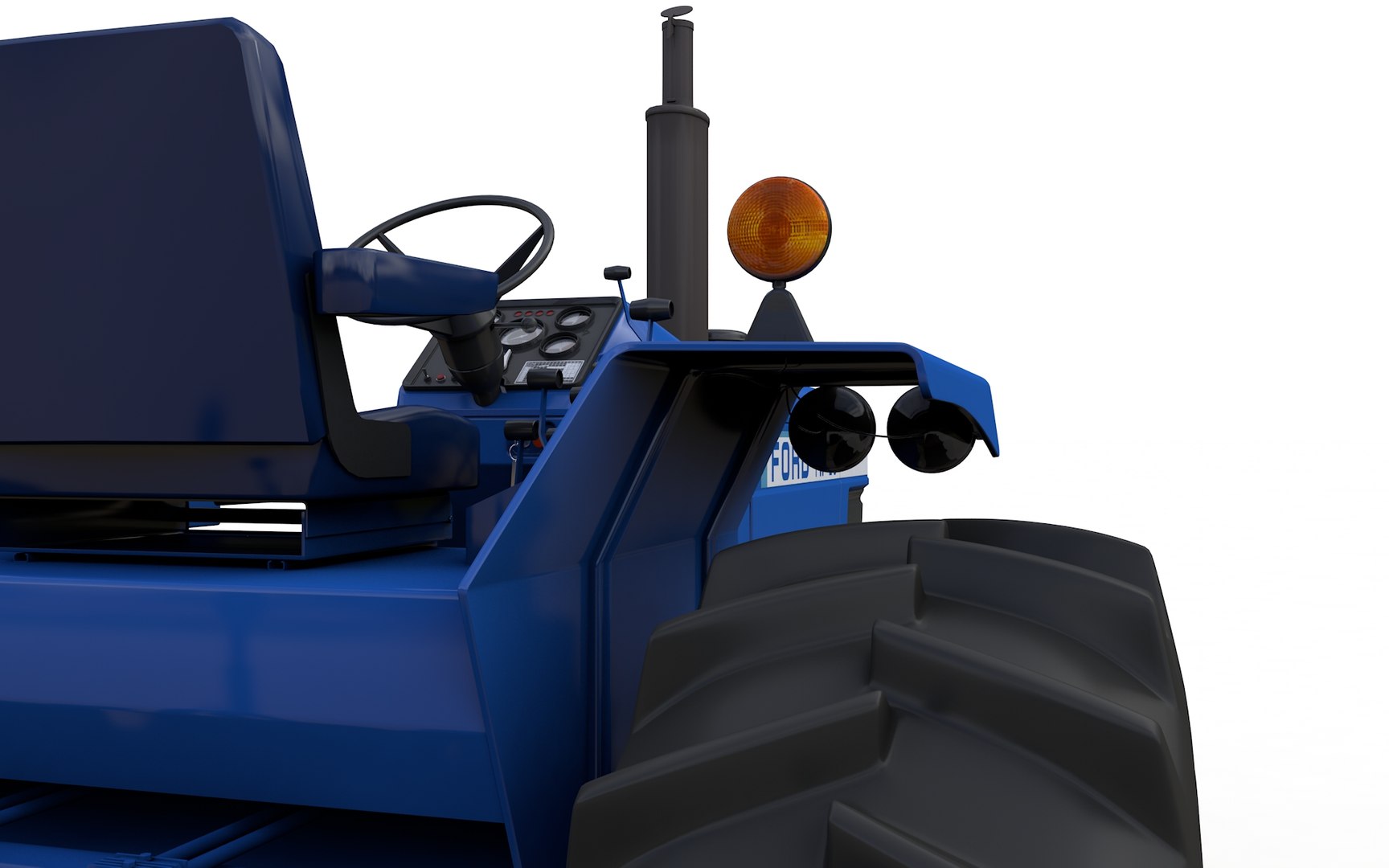 3D Model Ford TW20 Tractor 1978 - TurboSquid 2248660