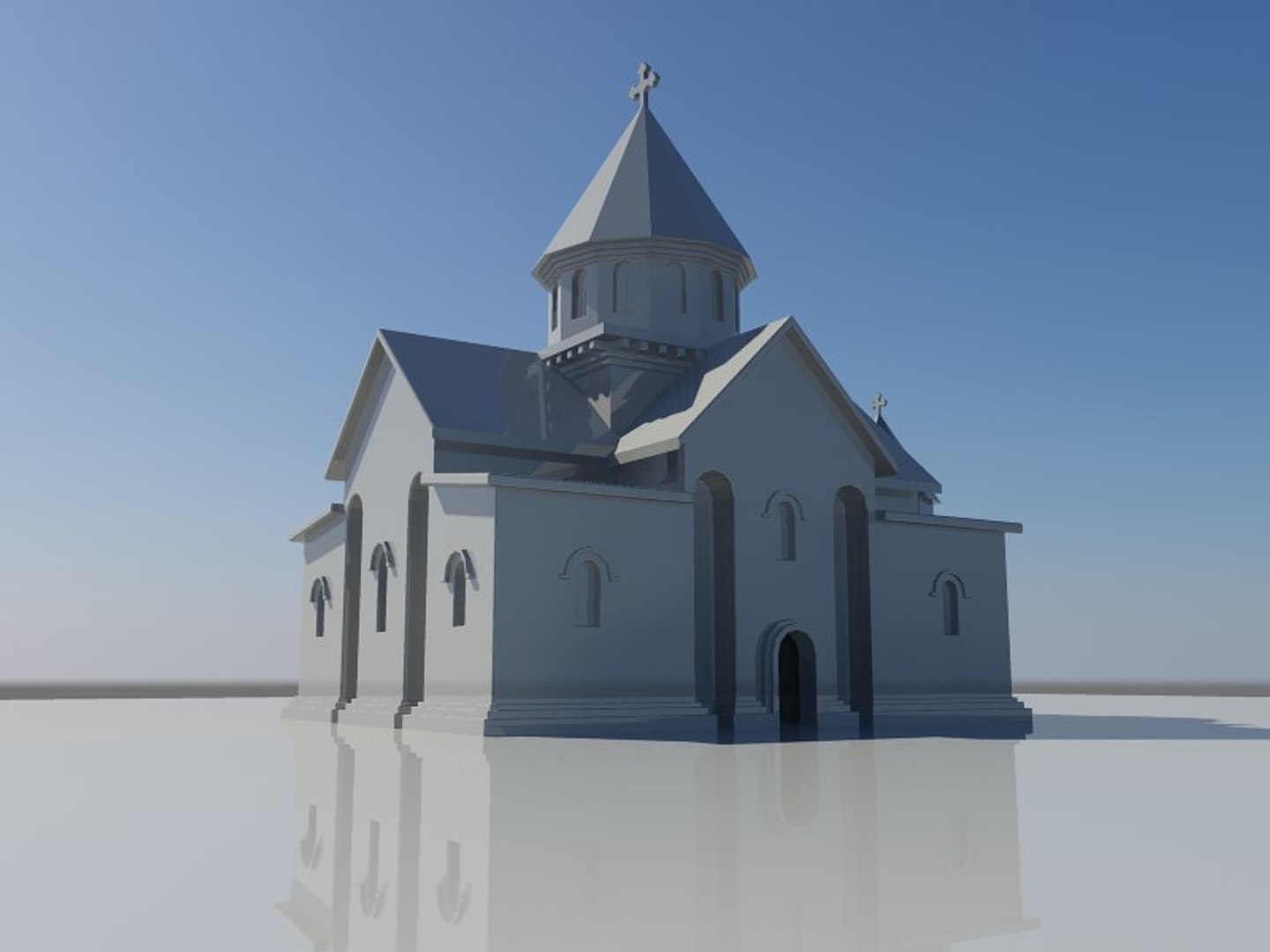 3d Church Model