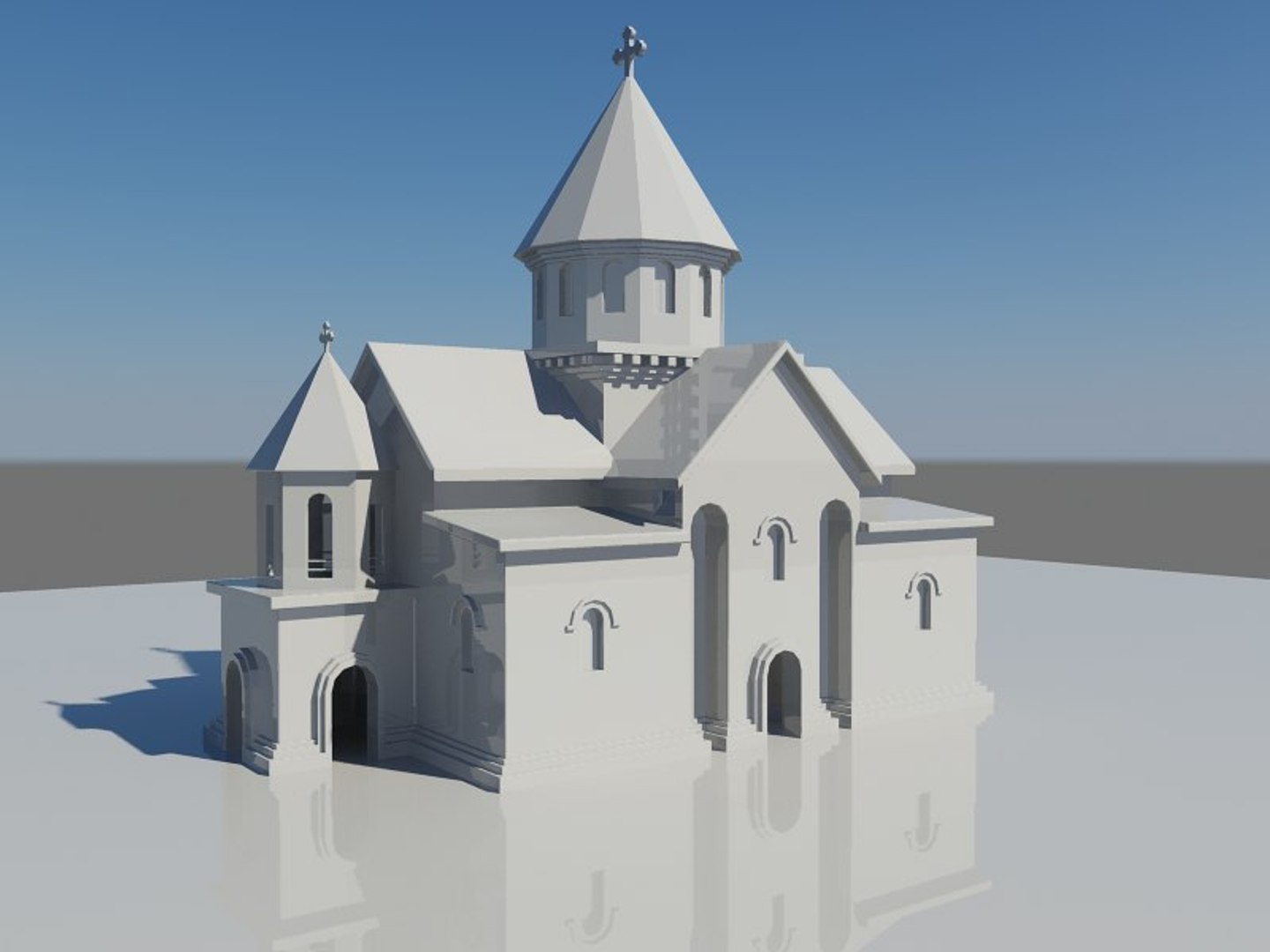 3d Church Model
