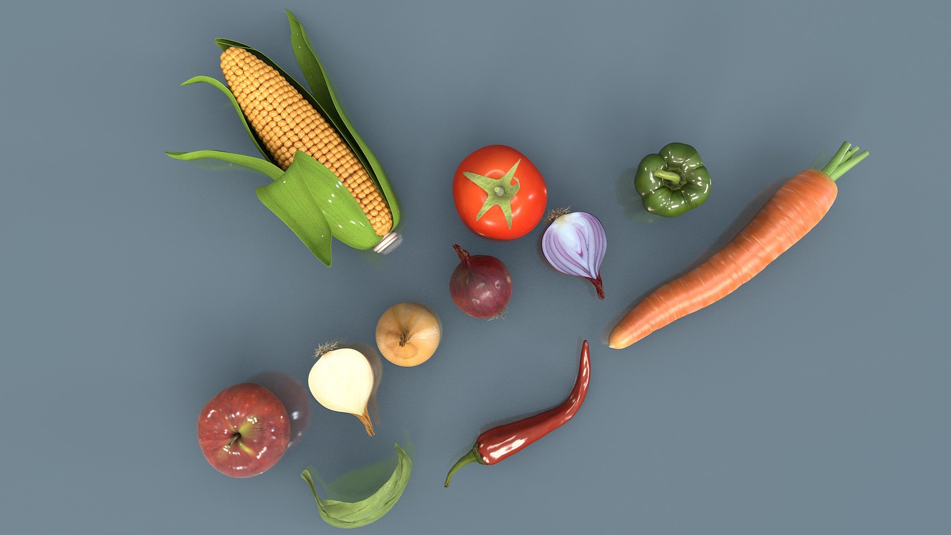 Vegetable 3D Model - TurboSquid 1775811