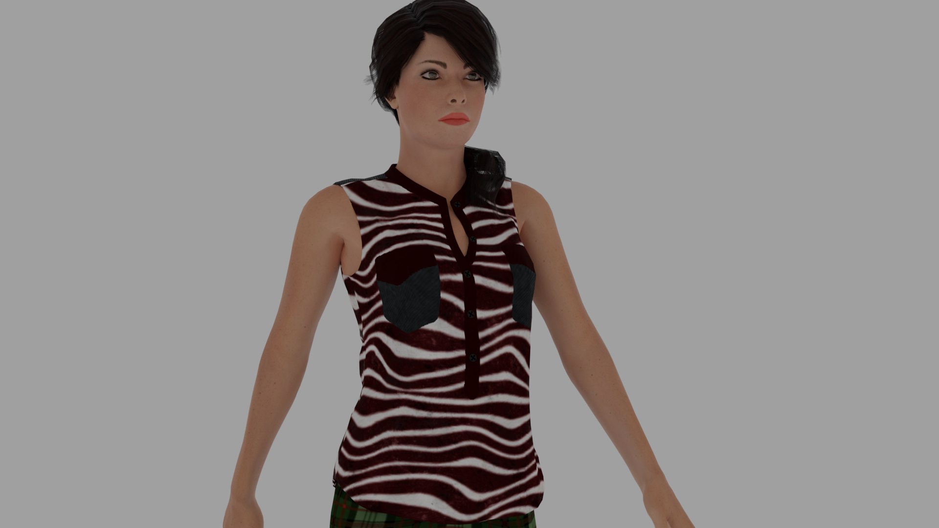 3D Rigged Female Model - TurboSquid 1687840