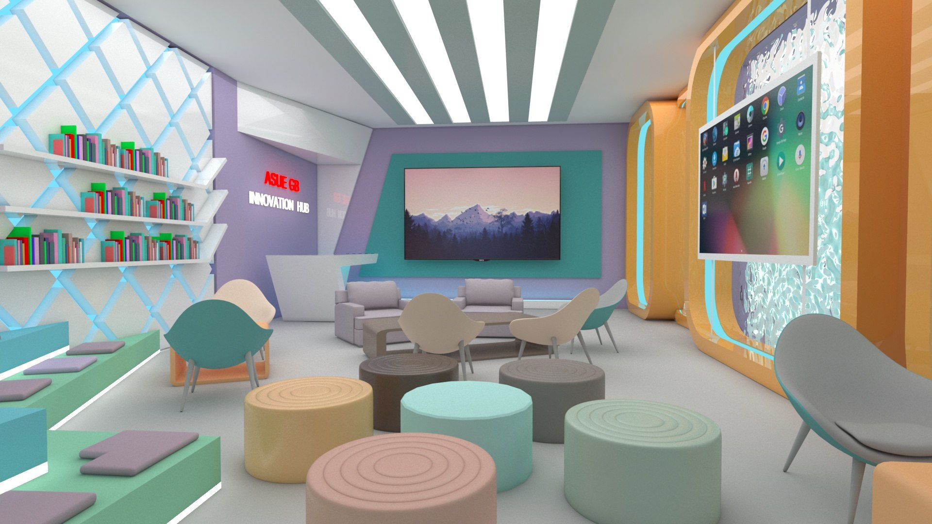 Innovation Hub 3D Model - TurboSquid 1871831