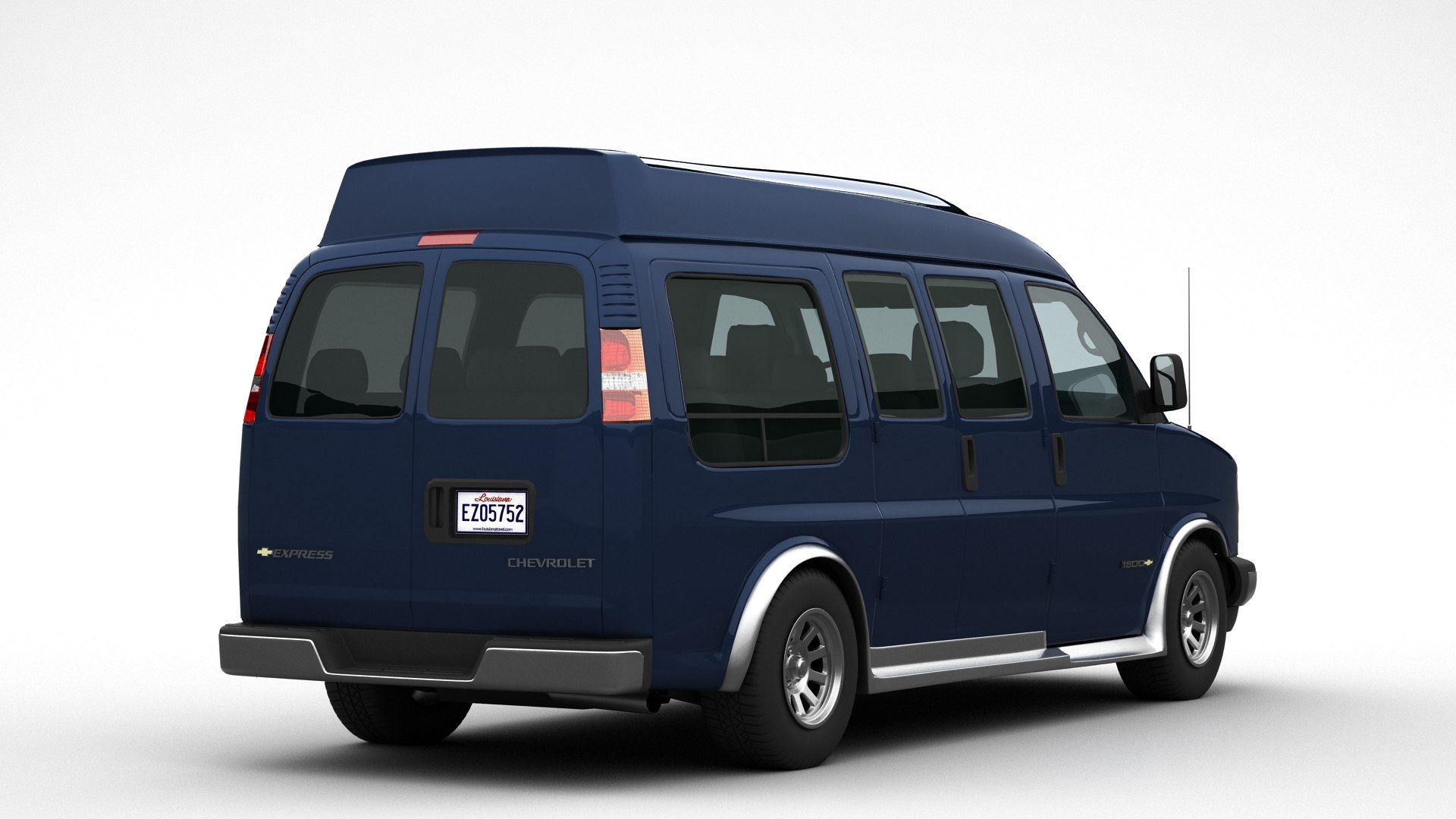 Chevrolet Express Van 1997 Model - TurboSquid 1998921