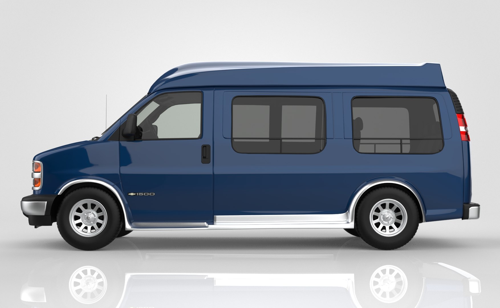 Chevrolet Express Van 1997 Model - TurboSquid 1998921