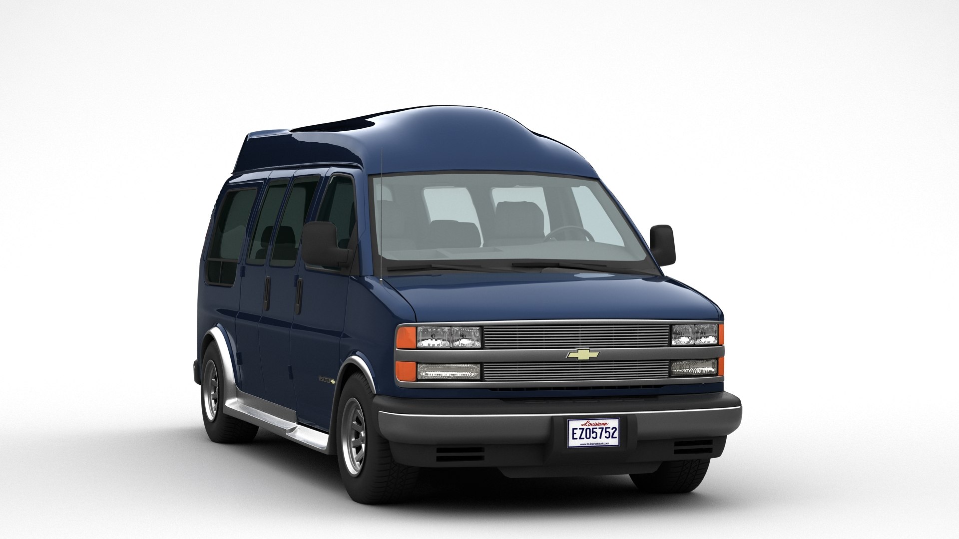 Chevrolet Express Van 1997 Model - TurboSquid 1998921