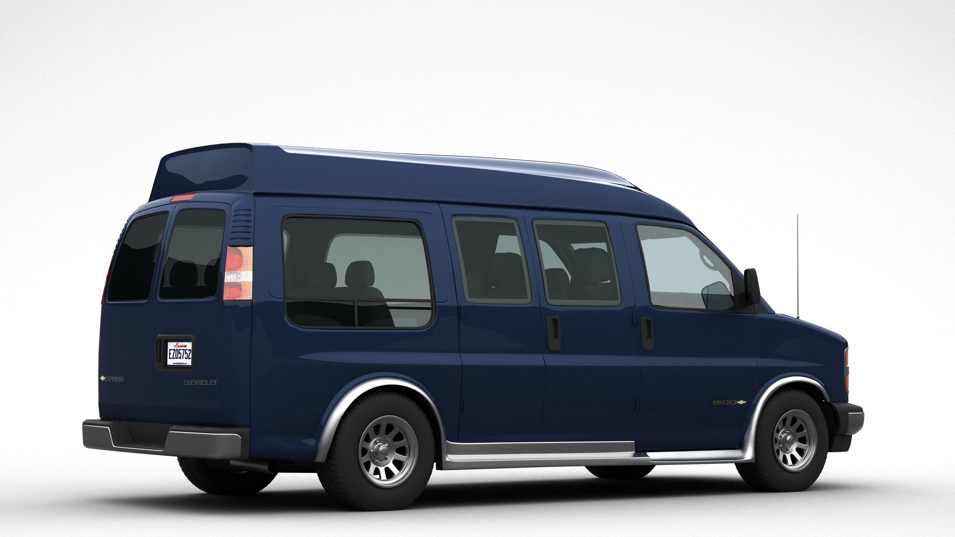 Chevrolet Express Van 1997 Model - TurboSquid 1998921