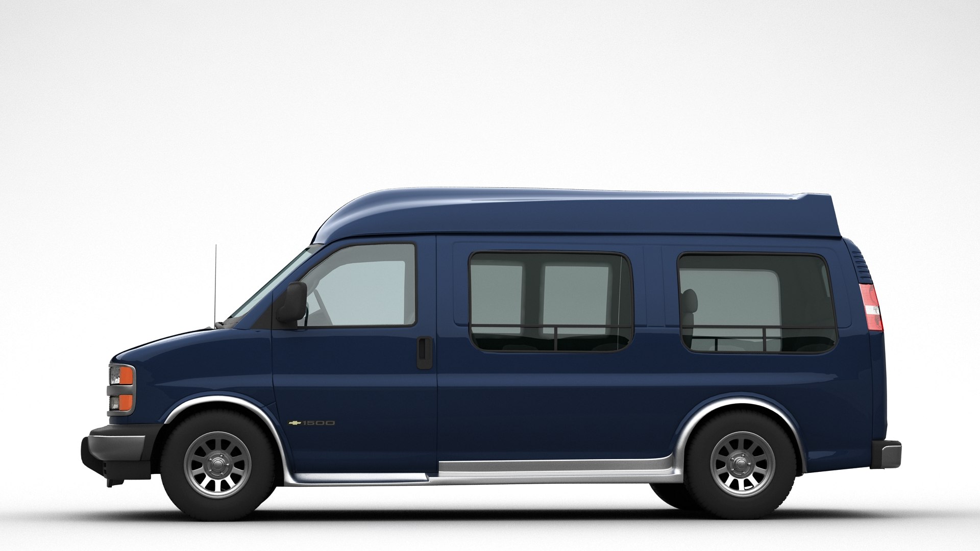 Chevrolet Express Van 1997 Model - TurboSquid 1998921