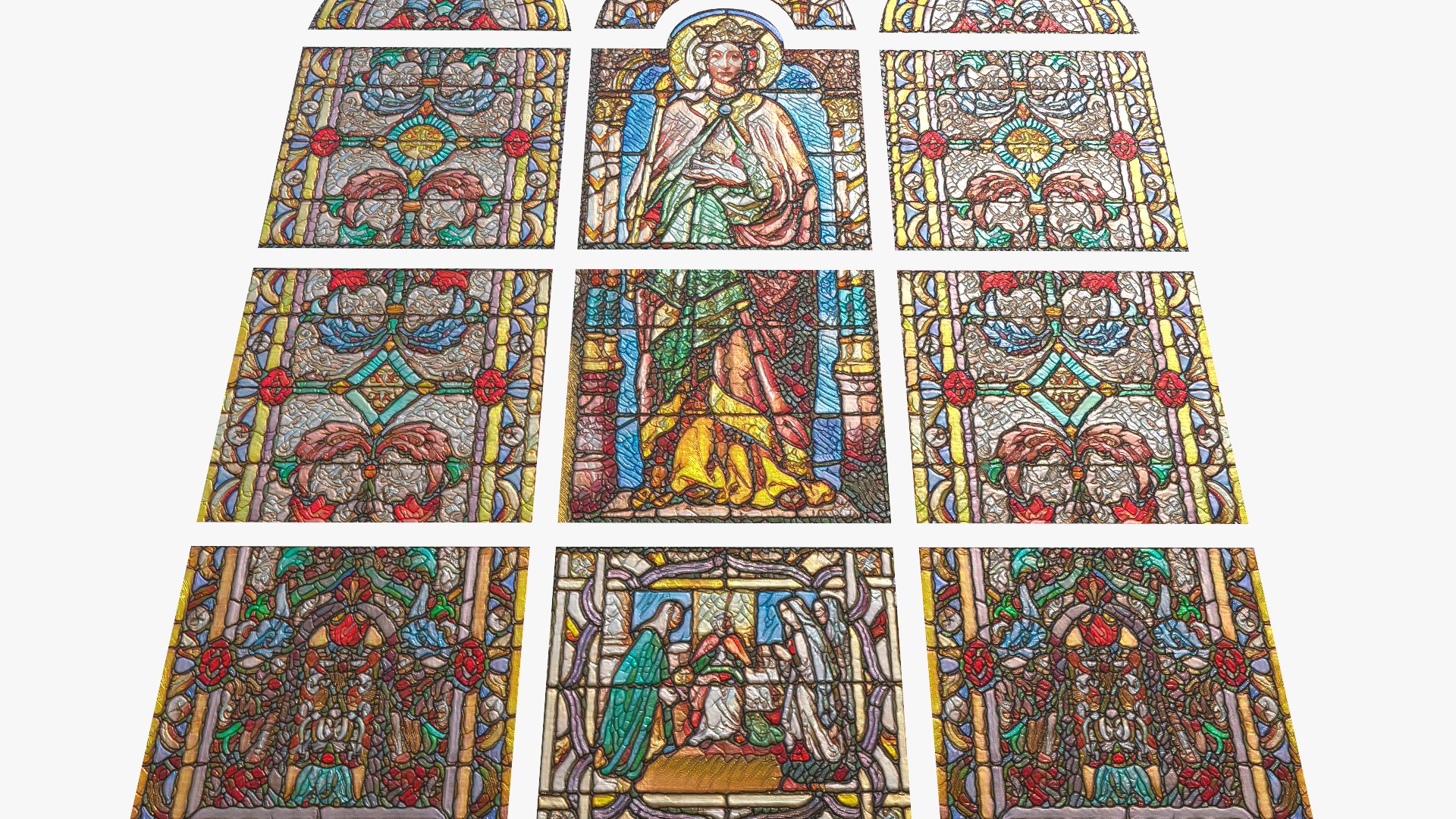 Stained Glass 3D Model - TurboSquid 1820385