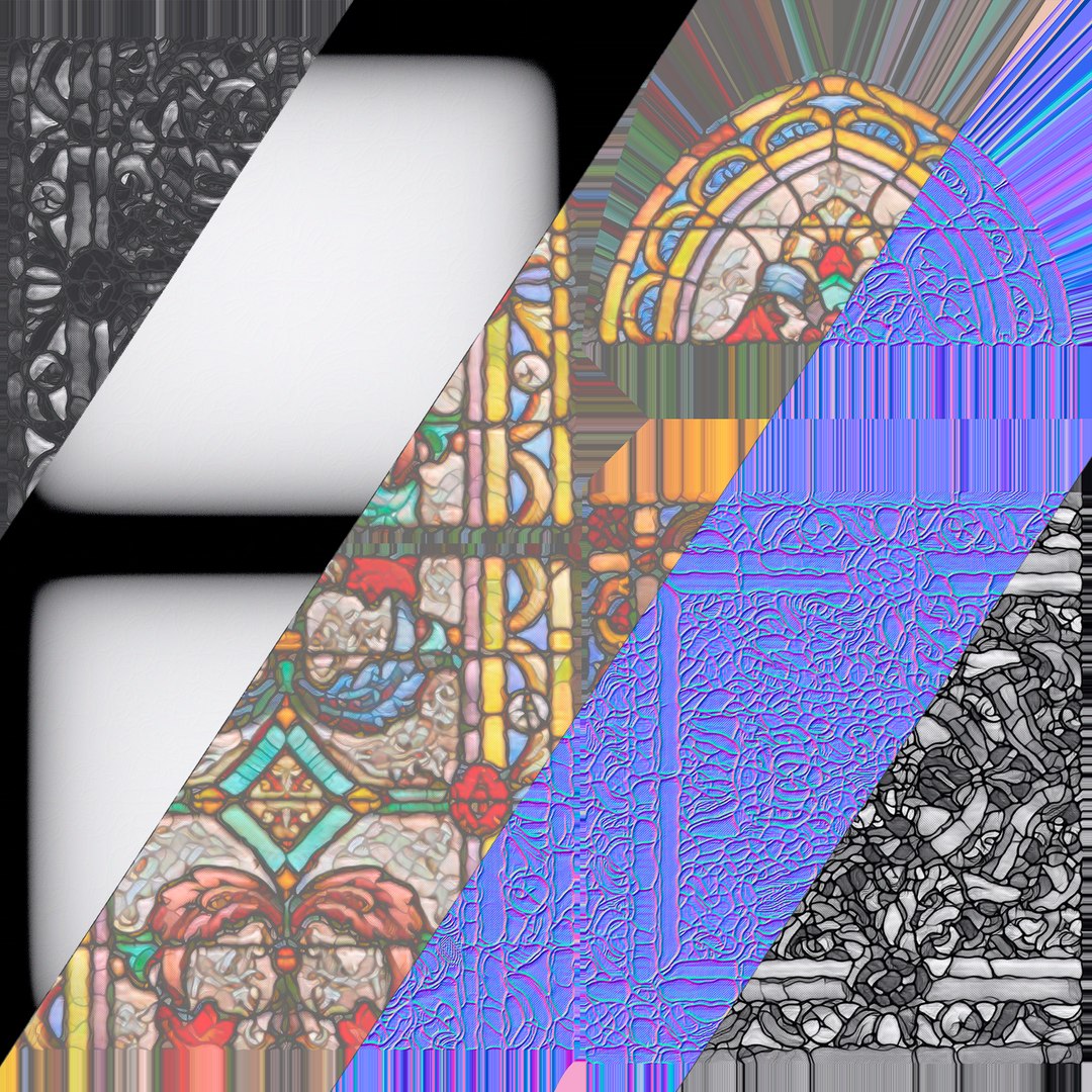 Stained Glass 3D model - TurboSquid 1820385