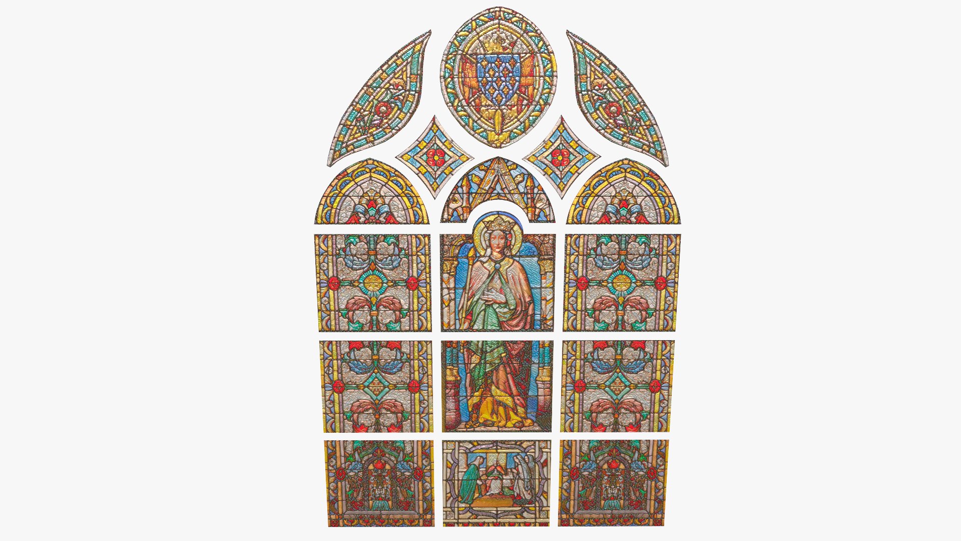 Stained Glass 3D model - TurboSquid 1820385