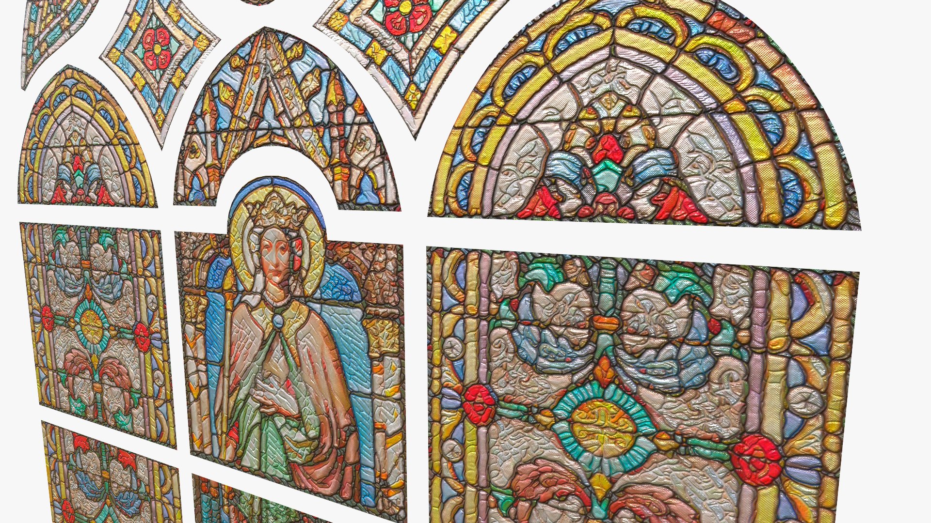 Stained Glass 3D Model - TurboSquid 1820385