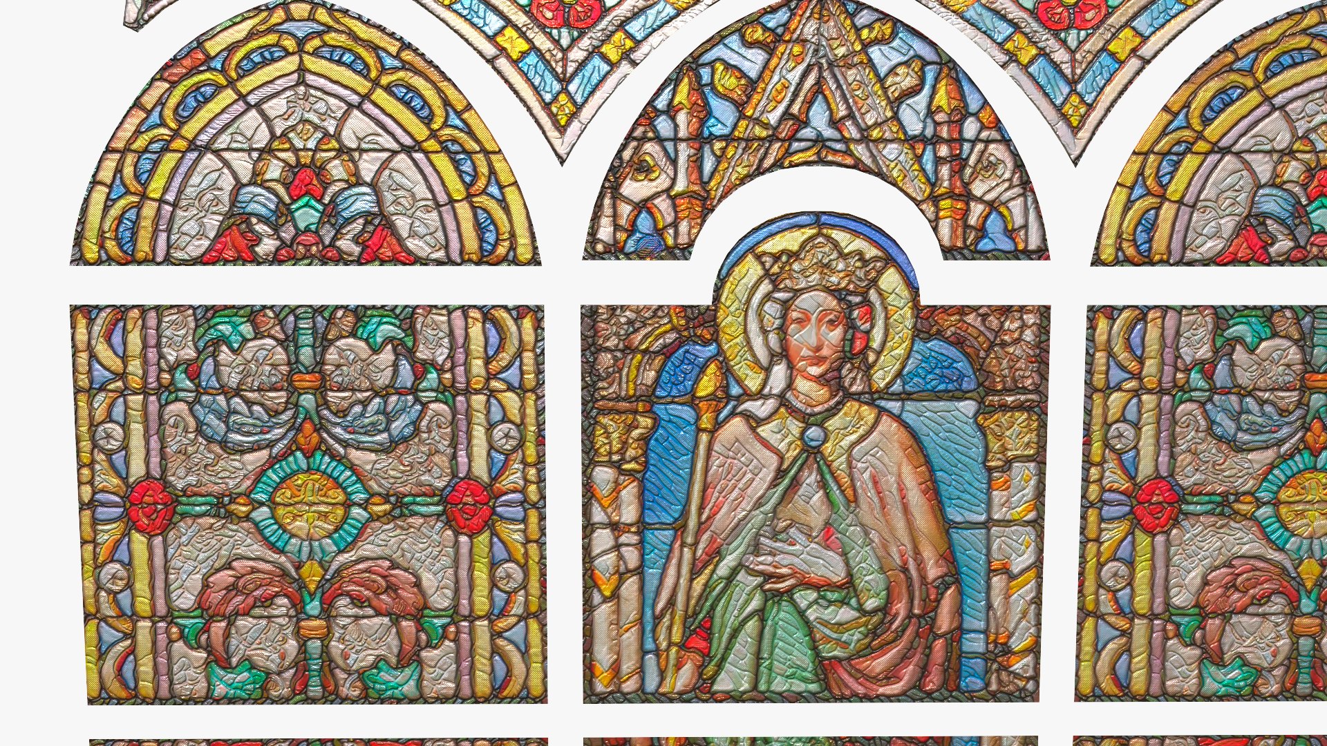 Stained Glass 3D Model - TurboSquid 1820385