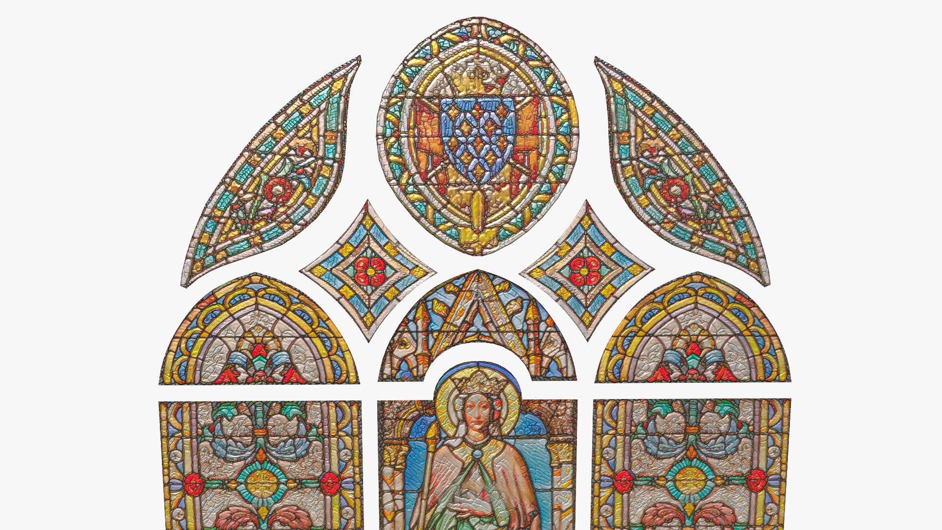 Stained Glass 3D Model - TurboSquid 1820385