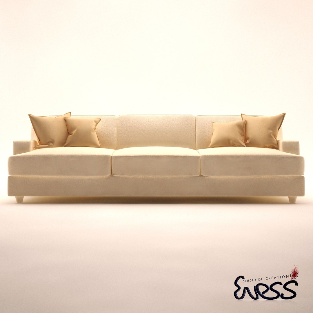 sofa pasha baker 3d max