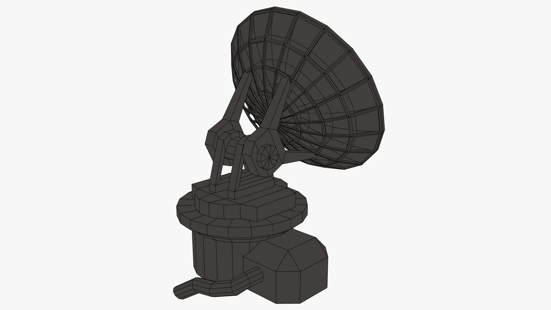 3D Model Radar Dish - TurboSquid 1448160