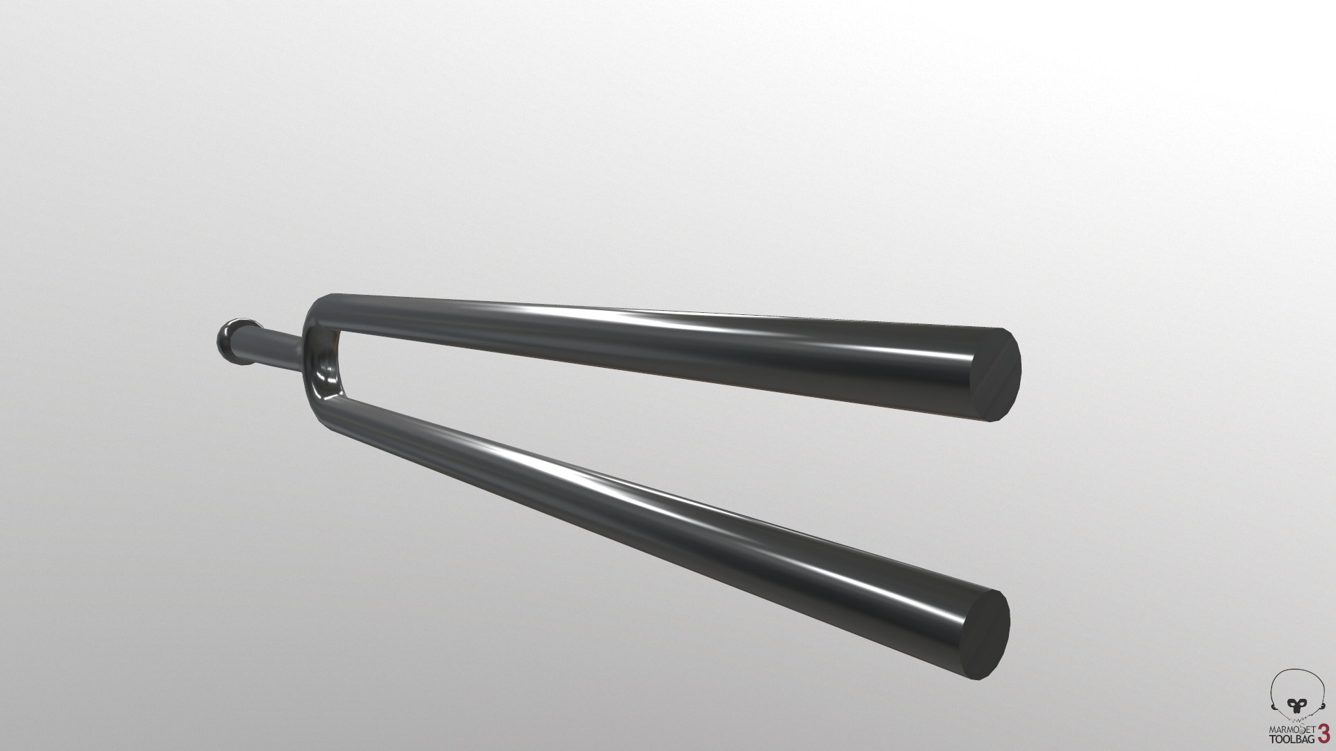 A 440 Tuning Fork 3D model - TurboSquid 1884243