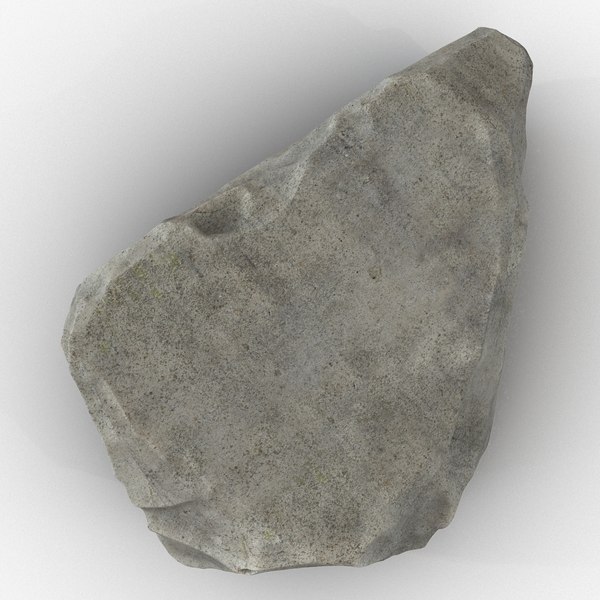 concrete chunk 4 3d model