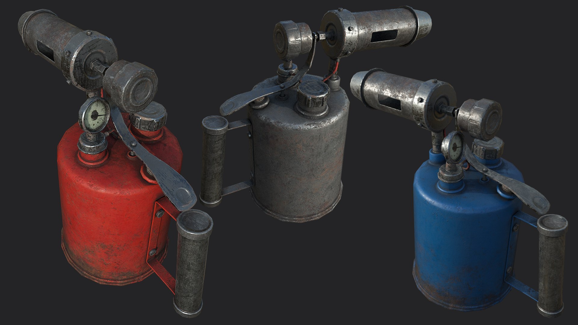 3D Old Work Tools Pbr Model - TurboSquid 1317619