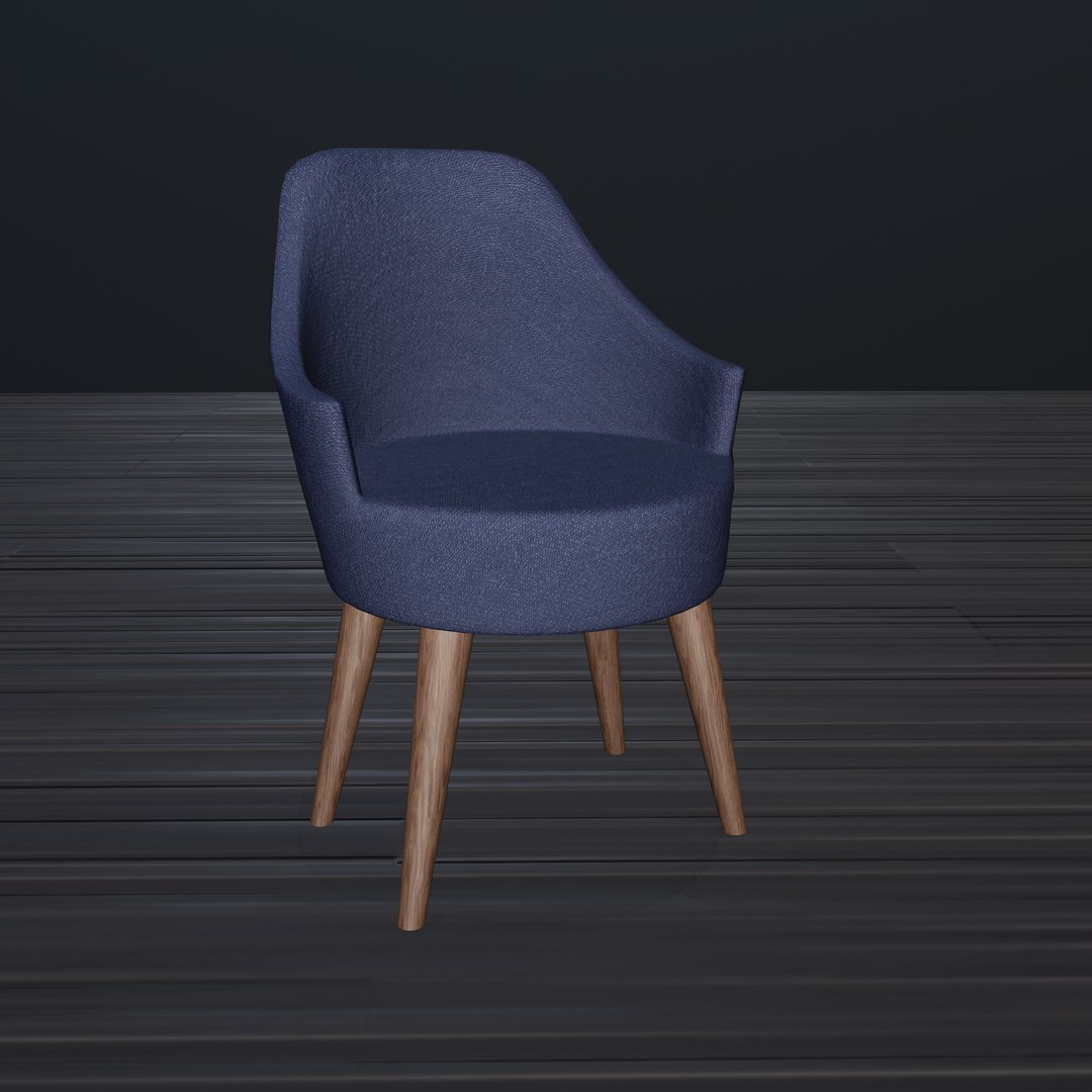 Chair Low-poly 3D Model - TurboSquid 2063640