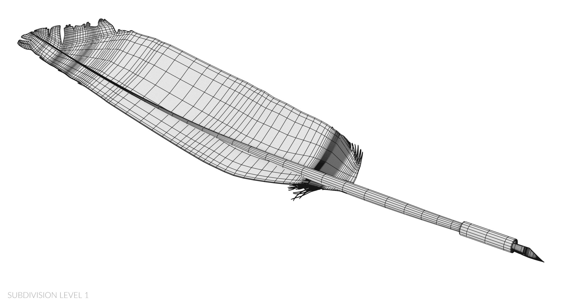 Quill Pbr Model - TurboSquid 1302085