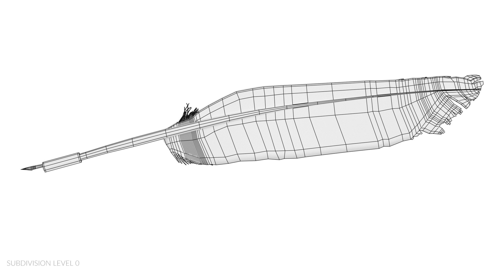 Quill Pbr Model - TurboSquid 1302085