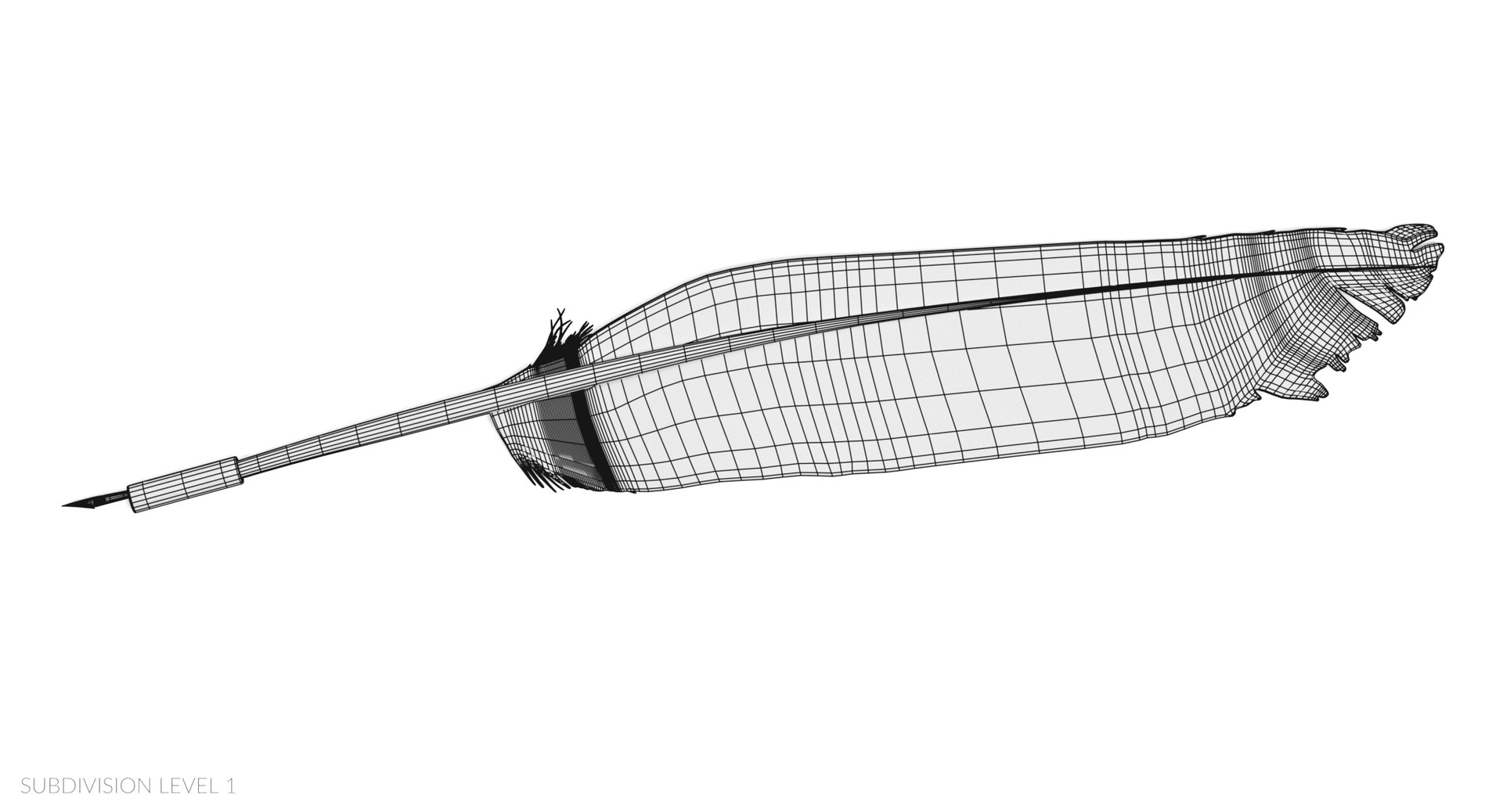 Quill Pbr Model - TurboSquid 1302085