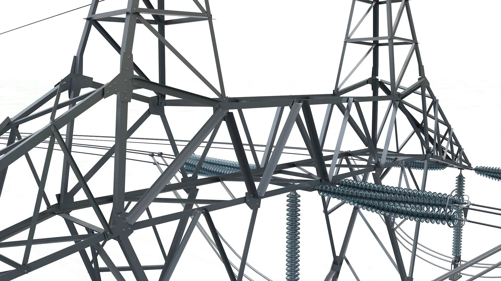 3D Electric Transmission Tower - TurboSquid 1949345