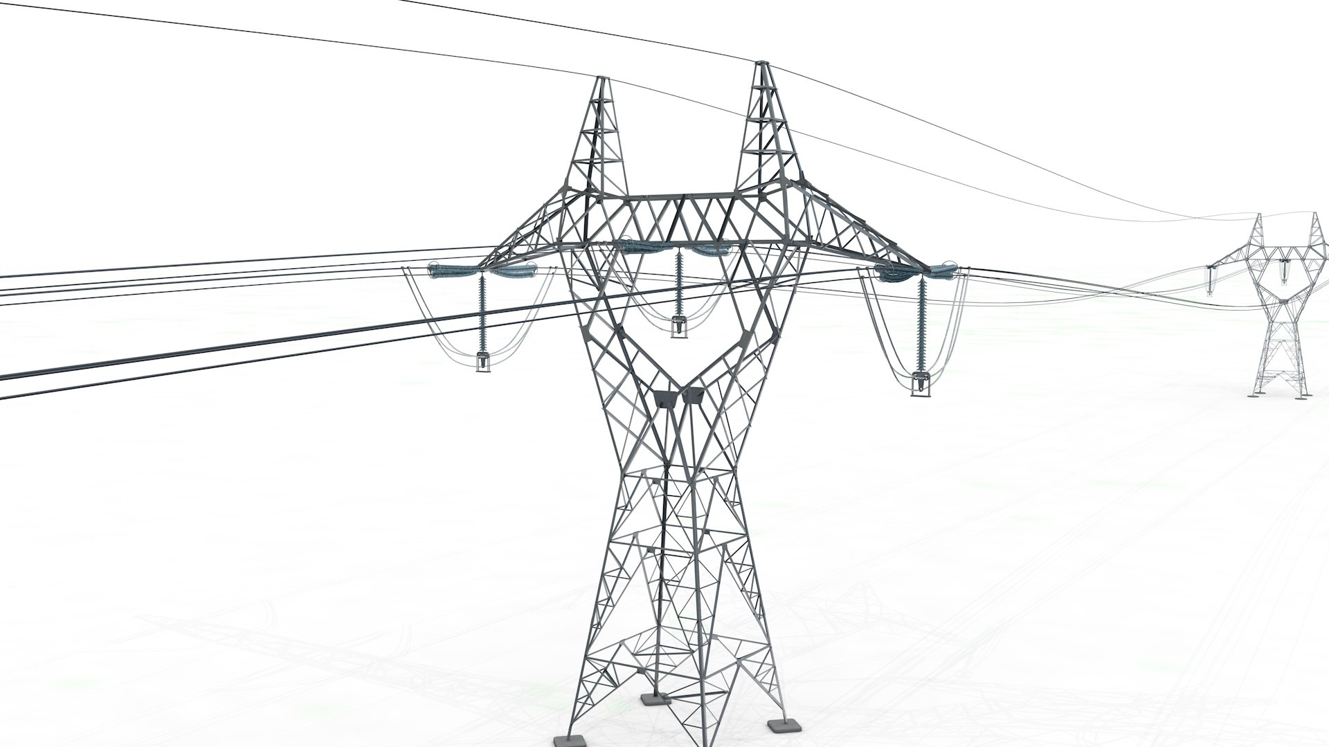 3D Electric Transmission Tower - TurboSquid 1949345