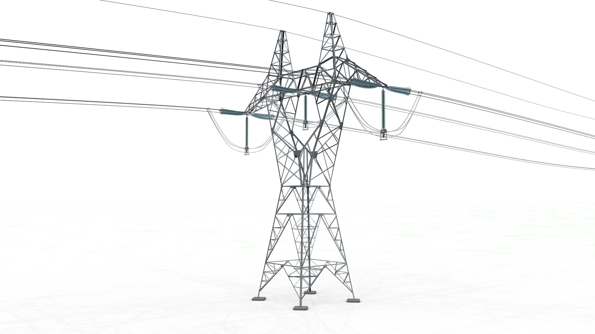 3D Electric Transmission Tower - TurboSquid 1949345