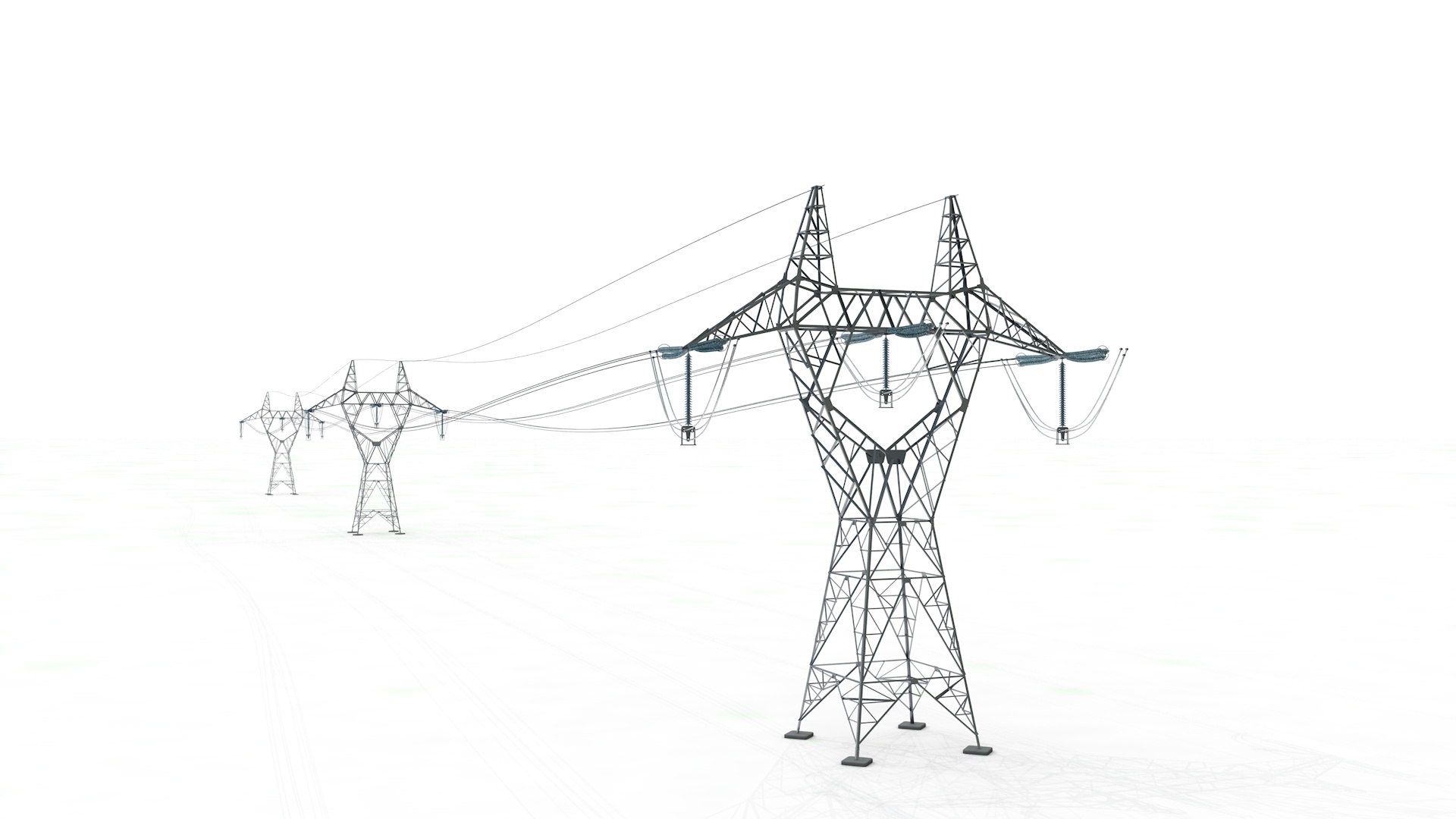 3D Electric Transmission Tower - TurboSquid 1949345