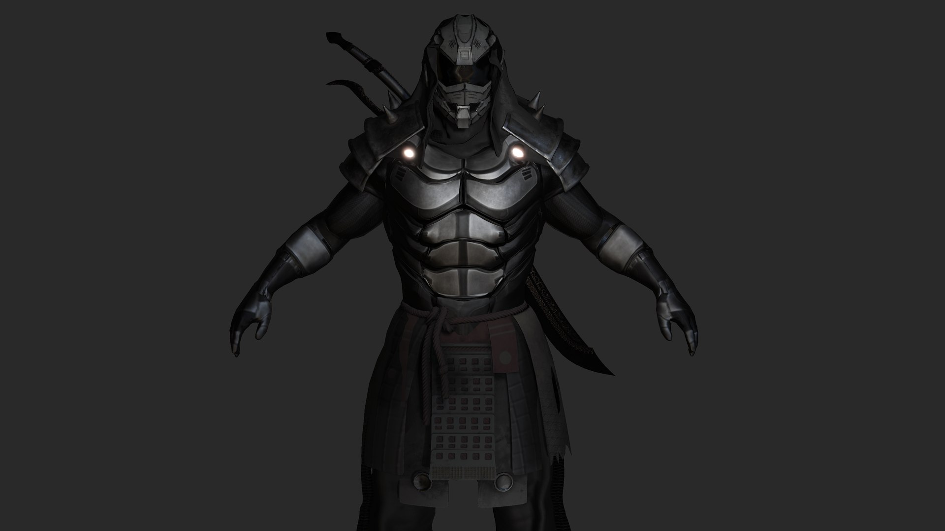 3D AAA 3D REALISTIC ROBOTIC CHARACTER - JAPANESE CYBORG ASSASSIN 01 ...