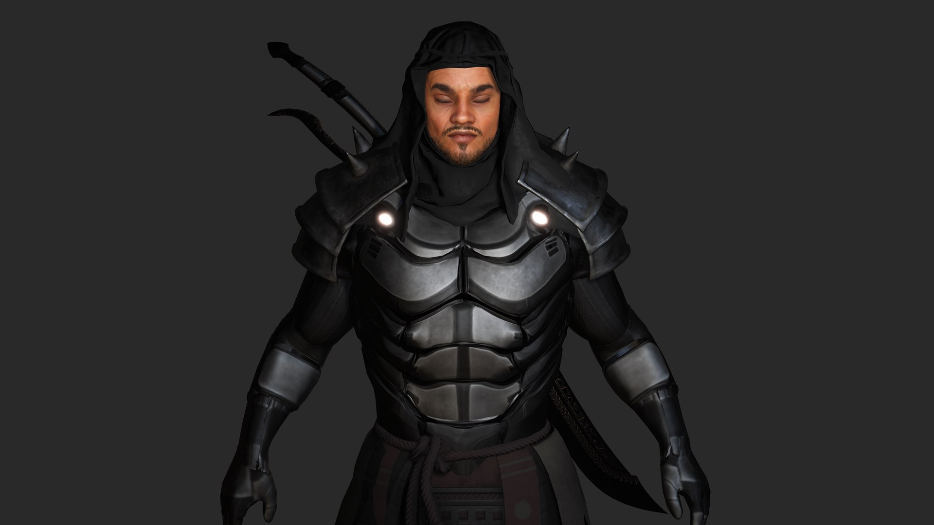 3D AAA 3D REALISTIC ROBOTIC CHARACTER - JAPANESE CYBORG ASSASSIN 01 ...