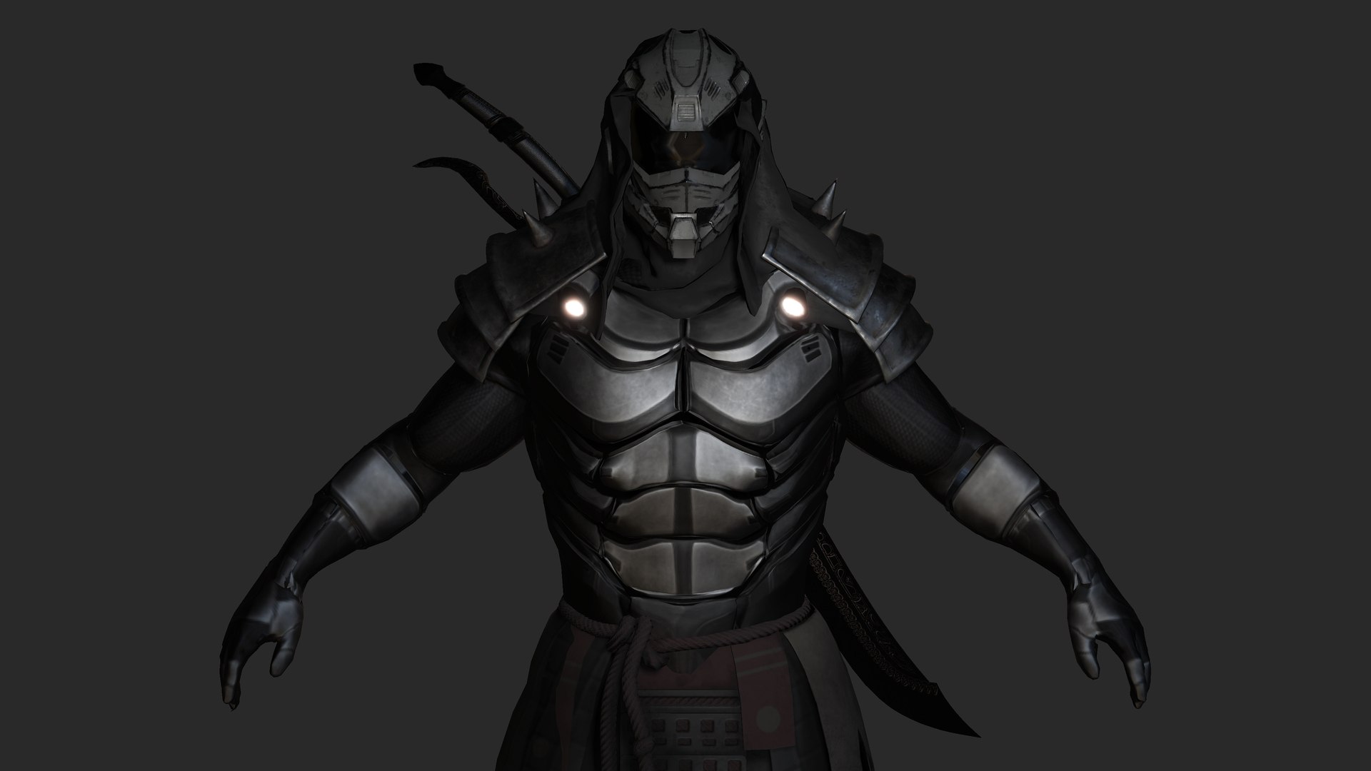 3D AAA 3D REALISTIC ROBOTIC CHARACTER - JAPANESE CYBORG ASSASSIN 01 ...