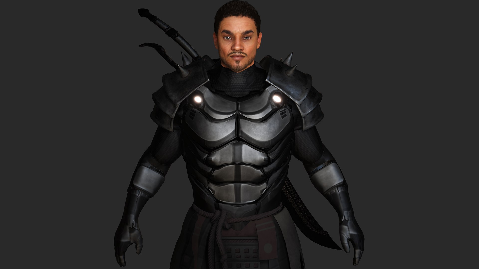 3D AAA 3D REALISTIC ROBOTIC CHARACTER - JAPANESE CYBORG ASSASSIN 01 ...