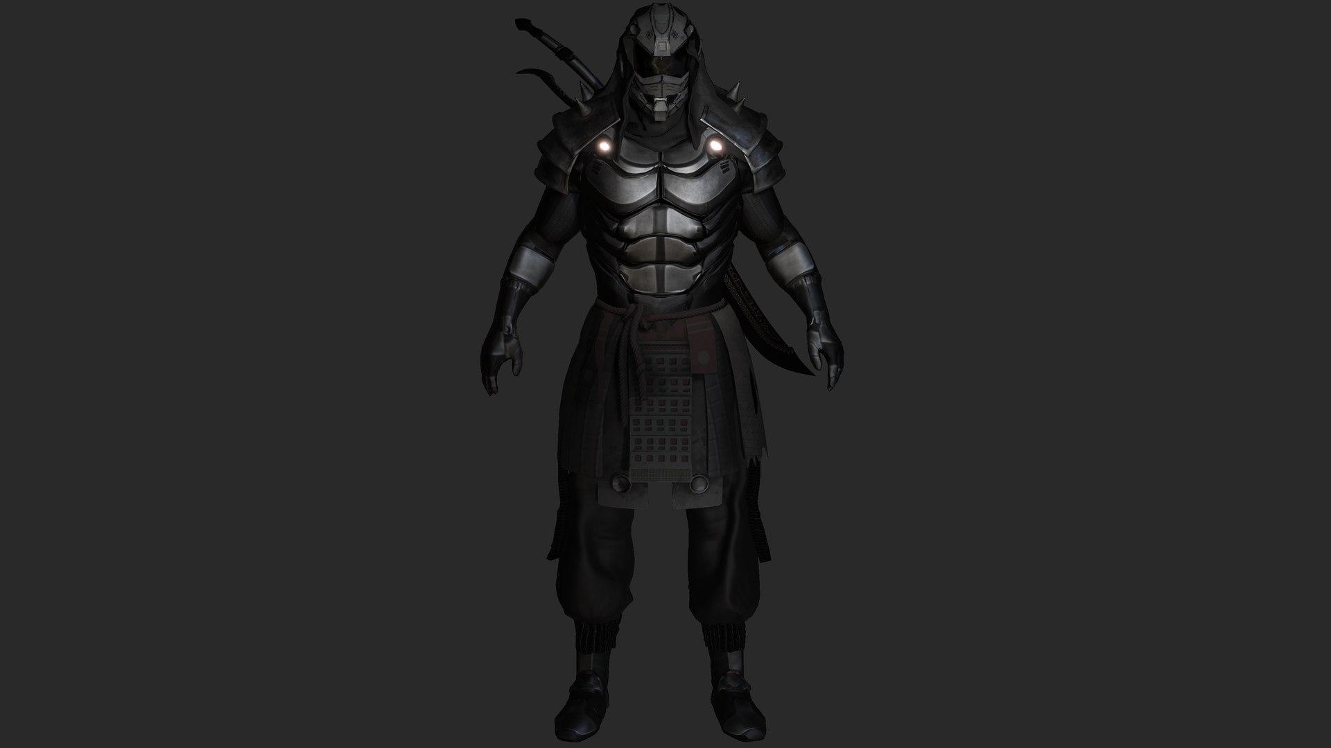 3D AAA 3D REALISTIC ROBOTIC CHARACTER - JAPANESE CYBORG ASSASSIN 01 ...