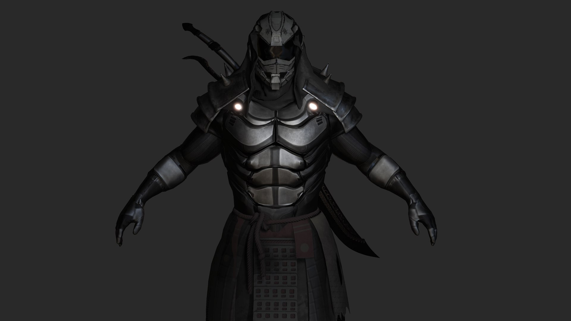 3D AAA 3D REALISTIC ROBOTIC CHARACTER - JAPANESE CYBORG ASSASSIN 01 ...