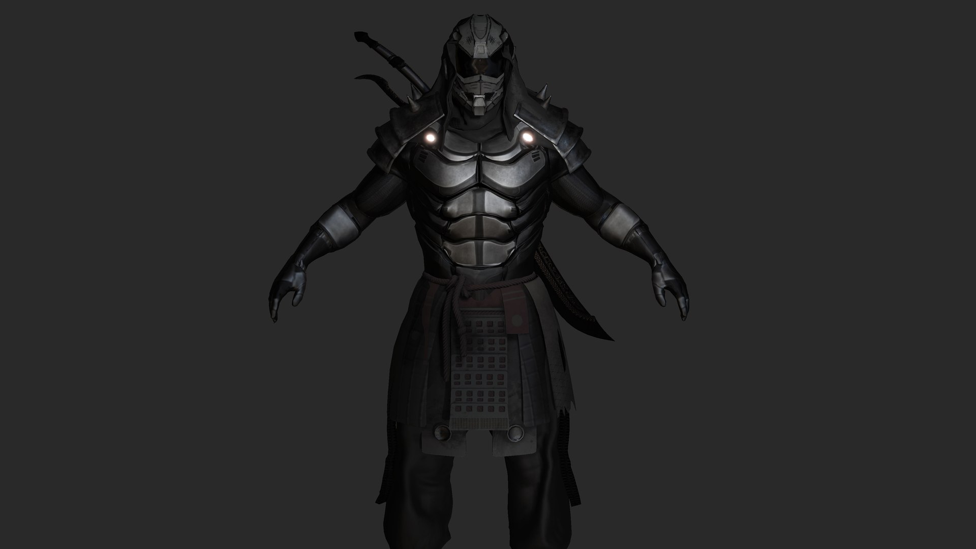 3D AAA 3D REALISTIC ROBOTIC CHARACTER - JAPANESE CYBORG ASSASSIN 01 ...