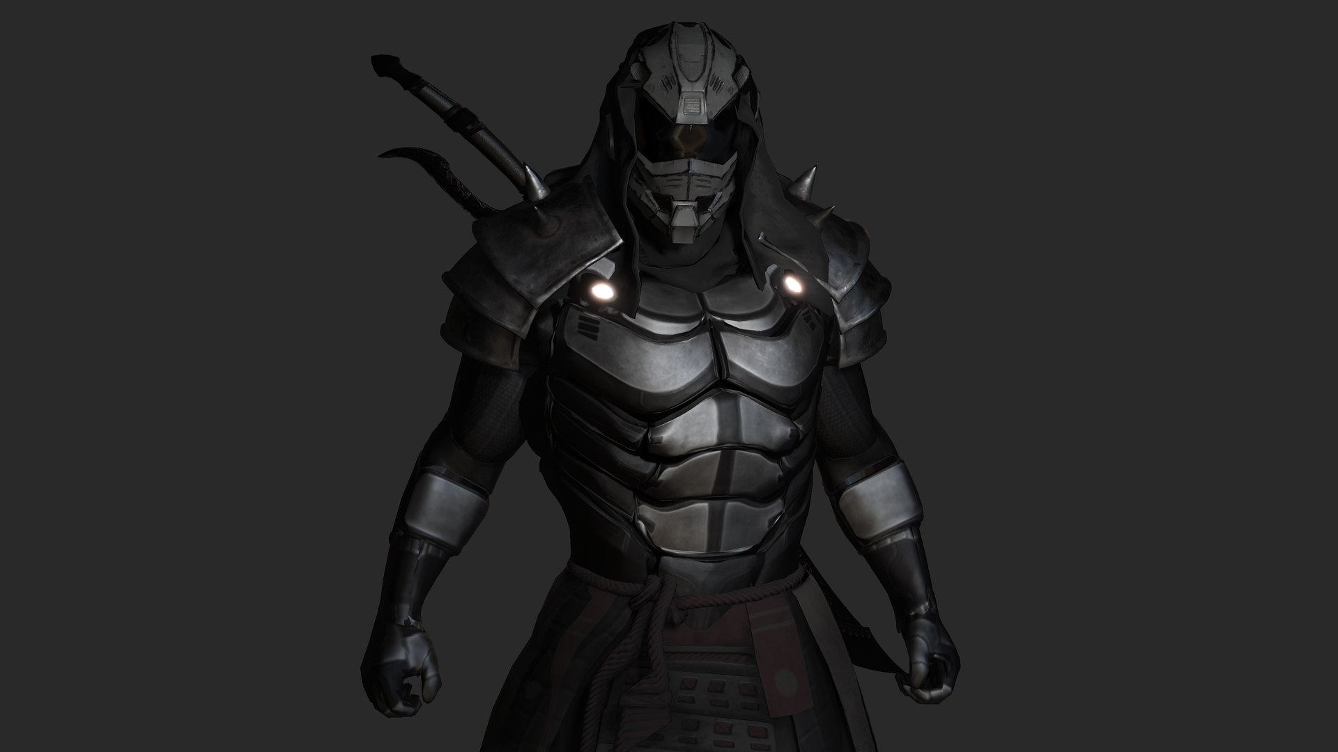 3D AAA 3D REALISTIC ROBOTIC CHARACTER - JAPANESE CYBORG ASSASSIN 01 ...