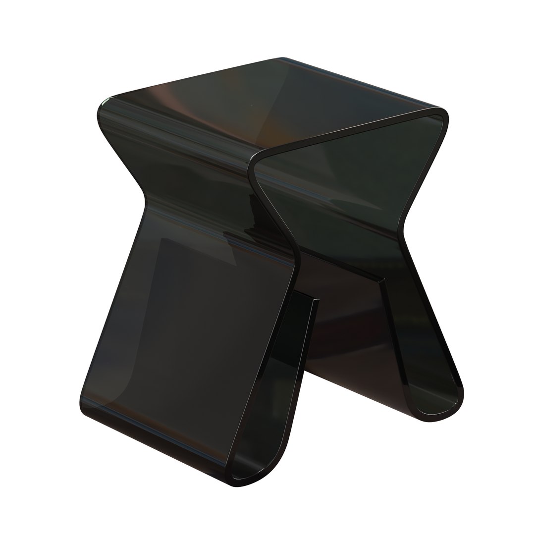 Acrylic Side Table 3D Model - TurboSquid 1924968