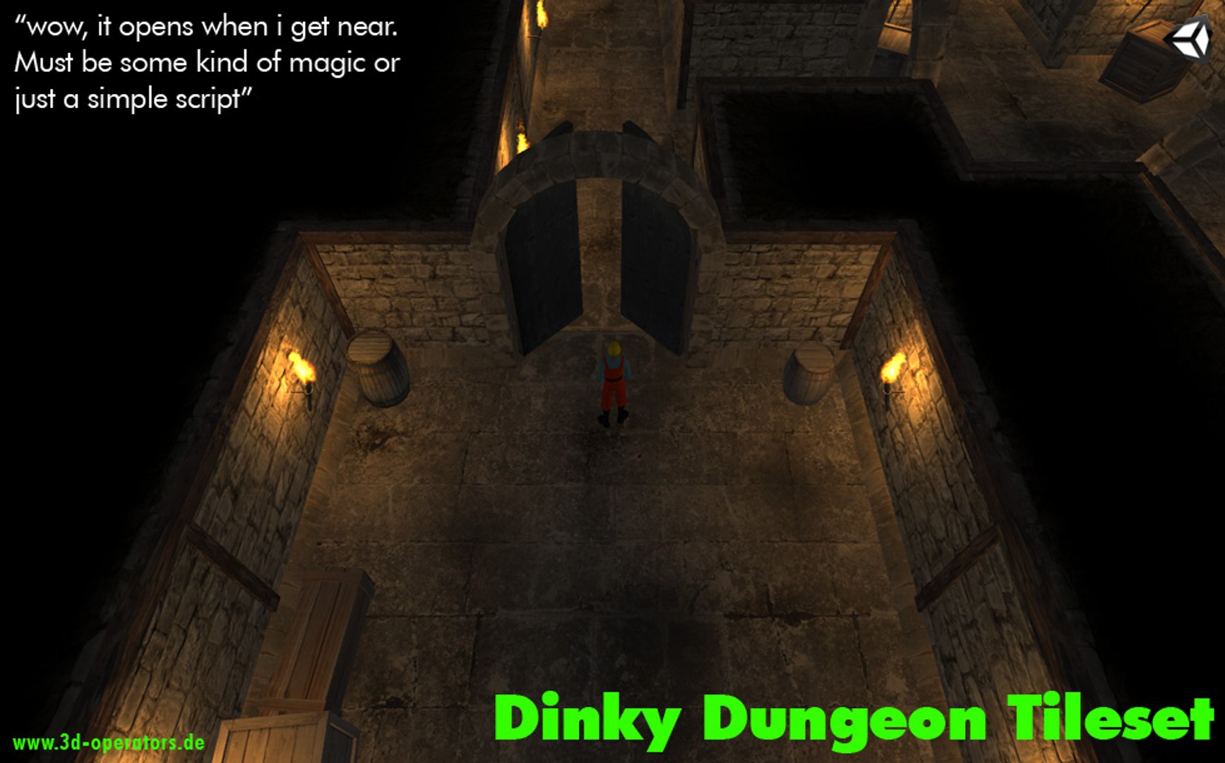3d Dinky Dungeon Tileset Tile Model