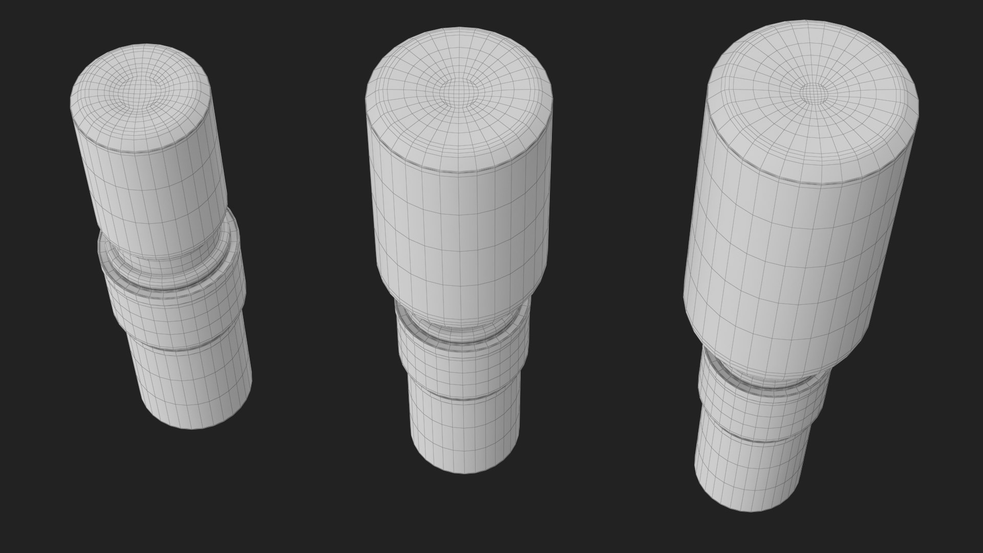 Spray bottles amber glass model - TurboSquid 1559136