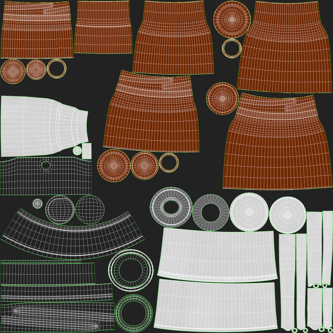 Spray bottles amber glass model - TurboSquid 1559136