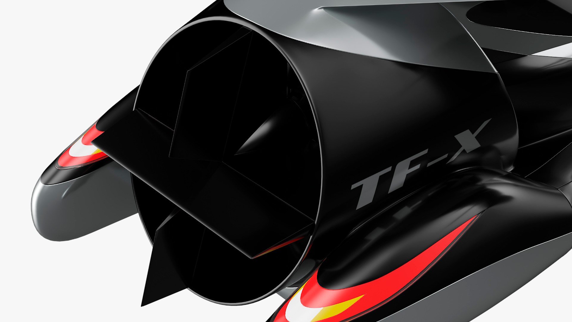 Futuristic Flying Car Concept With Rotors 3D Model - TurboSquid 2323667