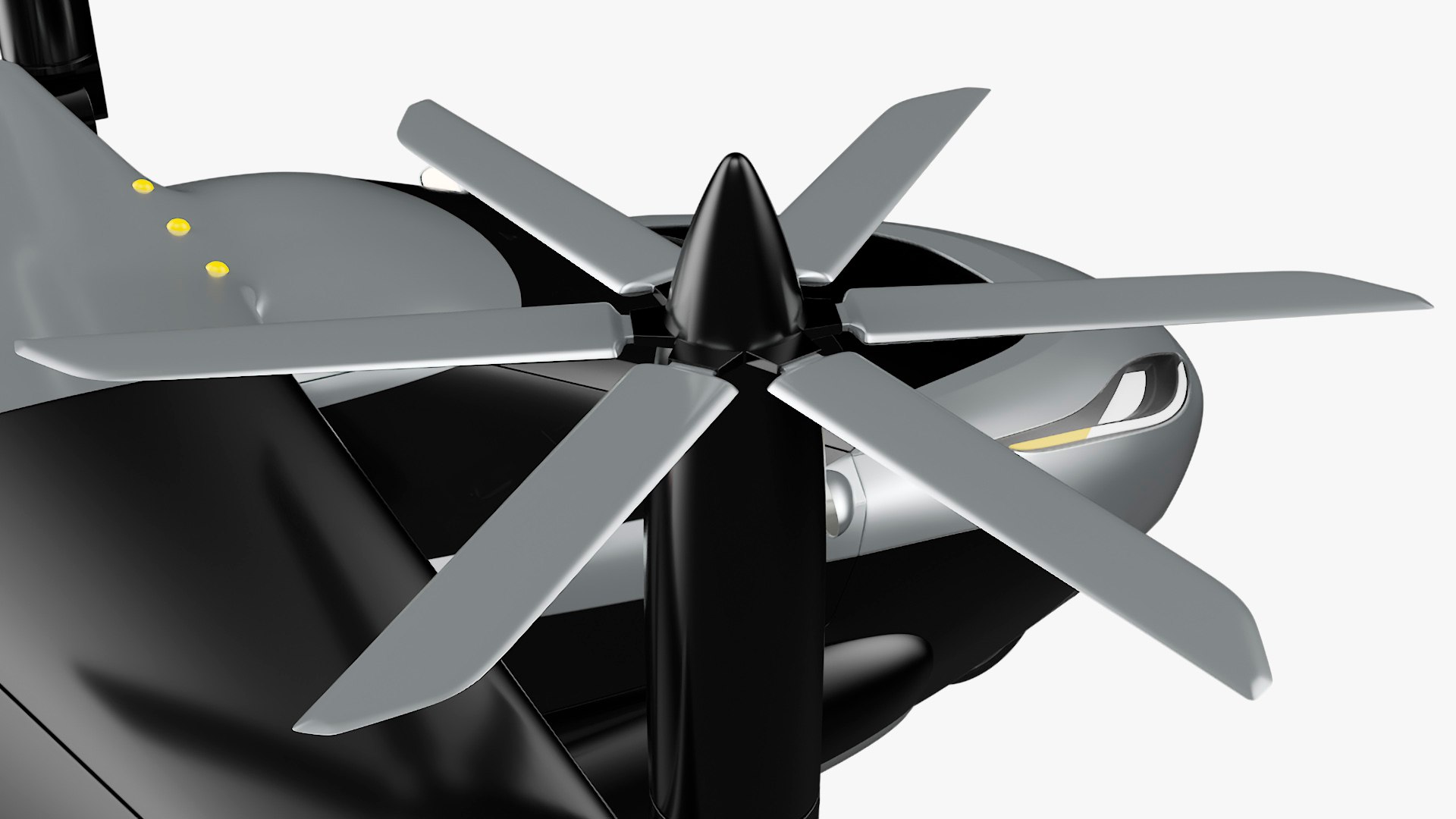 Futuristic Flying Car Concept With Rotors 3D Model - TurboSquid 2323667