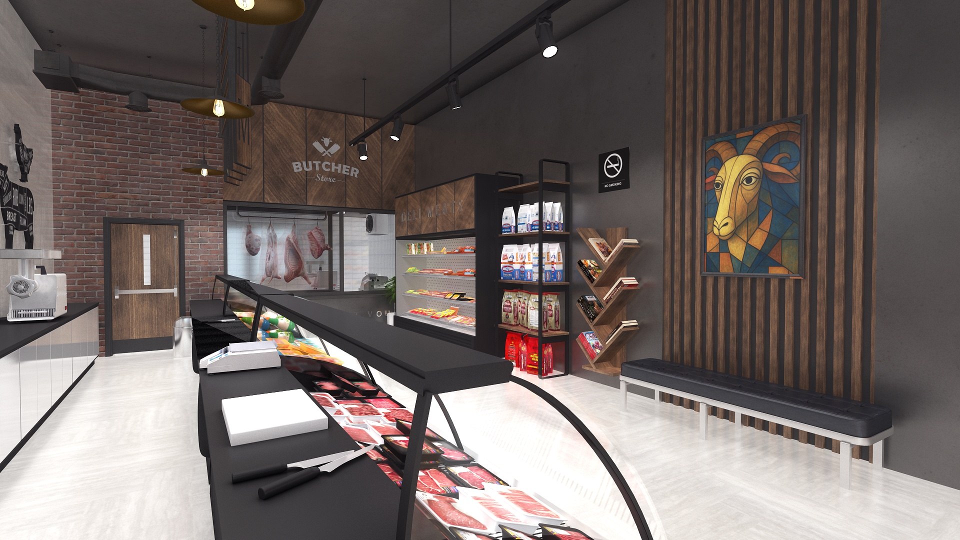 Butcher Shop 1 3D - TurboSquid 2403242