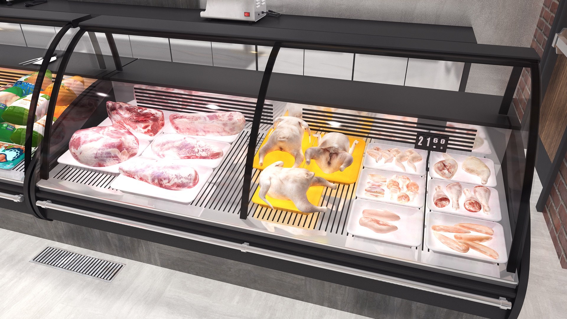 Butcher Shop 1 3D - TurboSquid 2403242