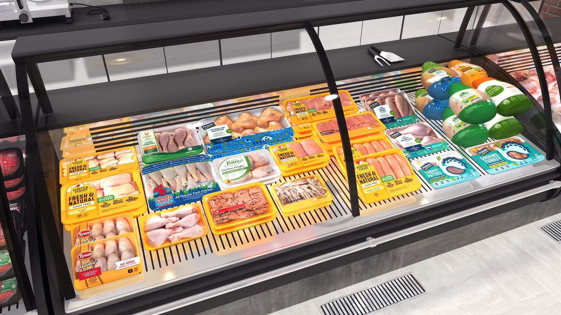 Butcher Shop 1 3D - TurboSquid 2403242