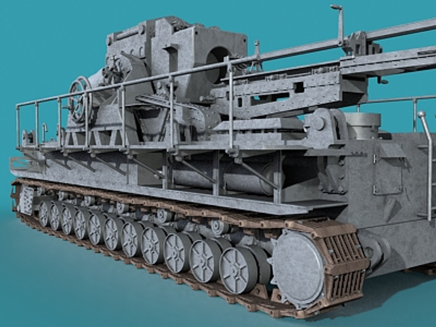 3d German Mortar Wwii